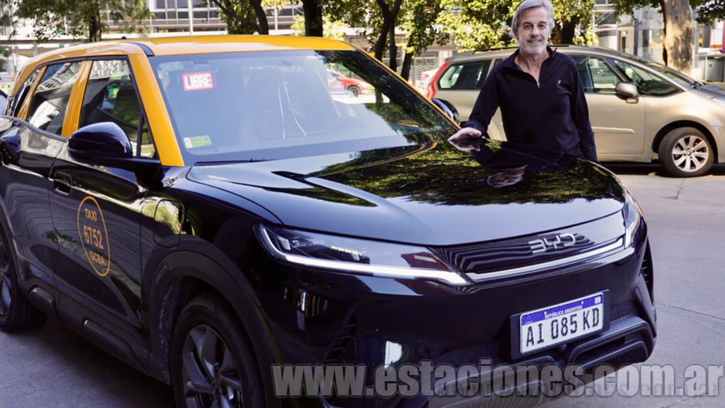 “No piso más una estación de servicio”: el primer taxista con auto ...